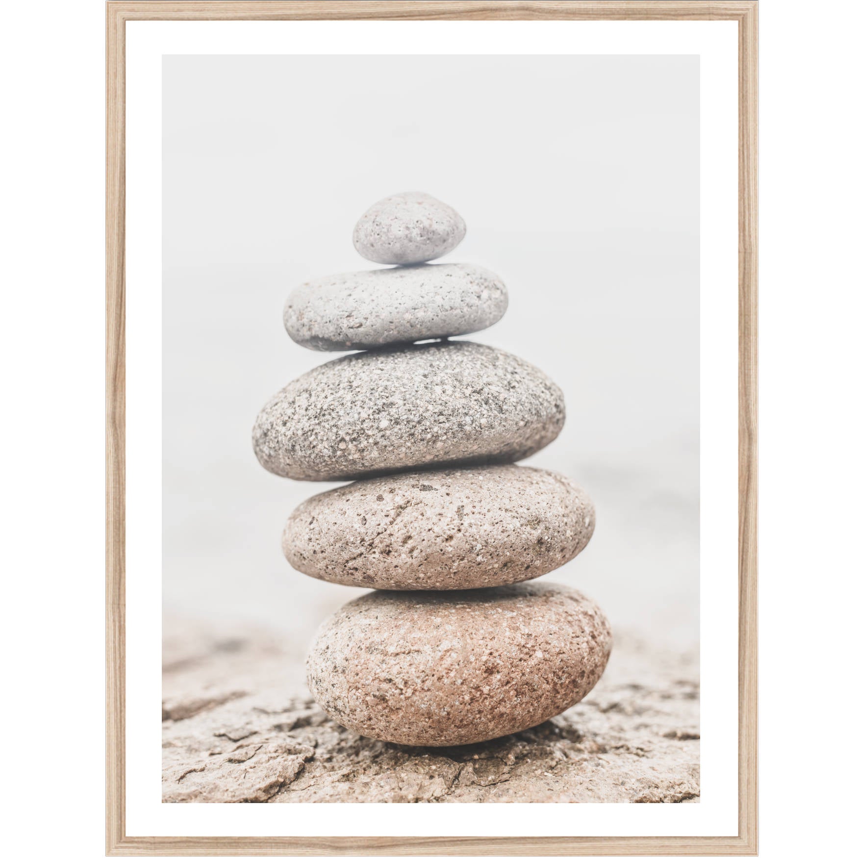 Coastal Pebble Stack | Coastal Wall Art | Canvas Print or Art Poster ...