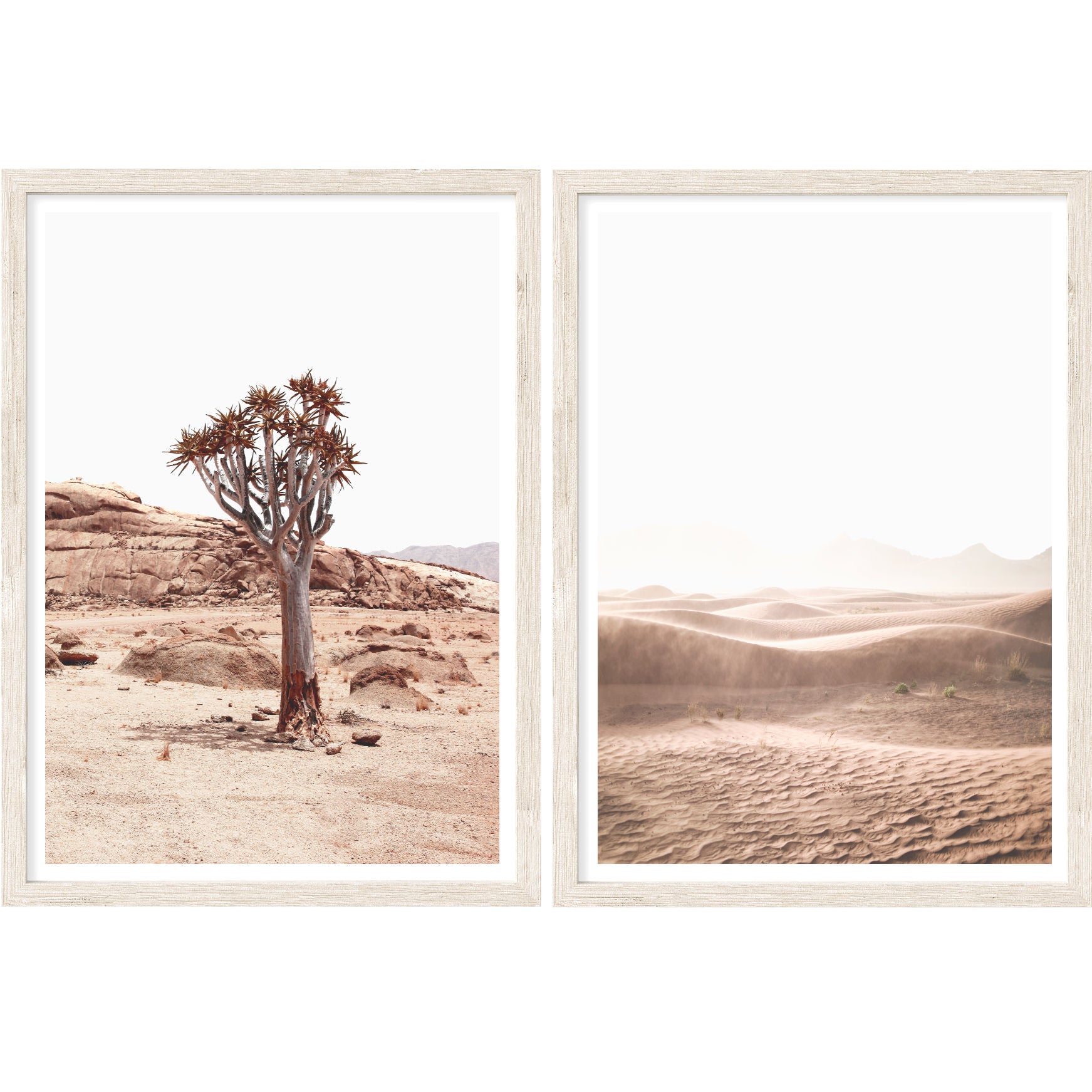 Kalahari Desert I Set of 2 | Nature Wall Art | Canvas Prints or Art ...