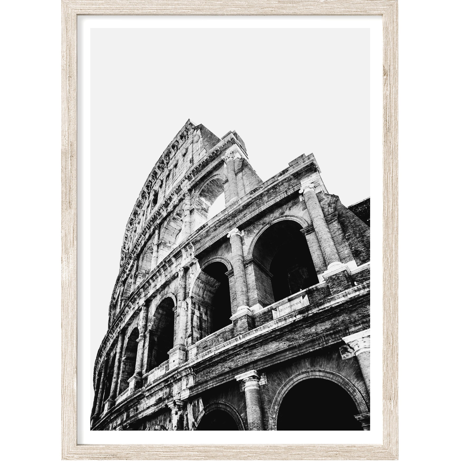 Black and White Colosseum | Architecture Wall Art | Wall Art Poster or ...